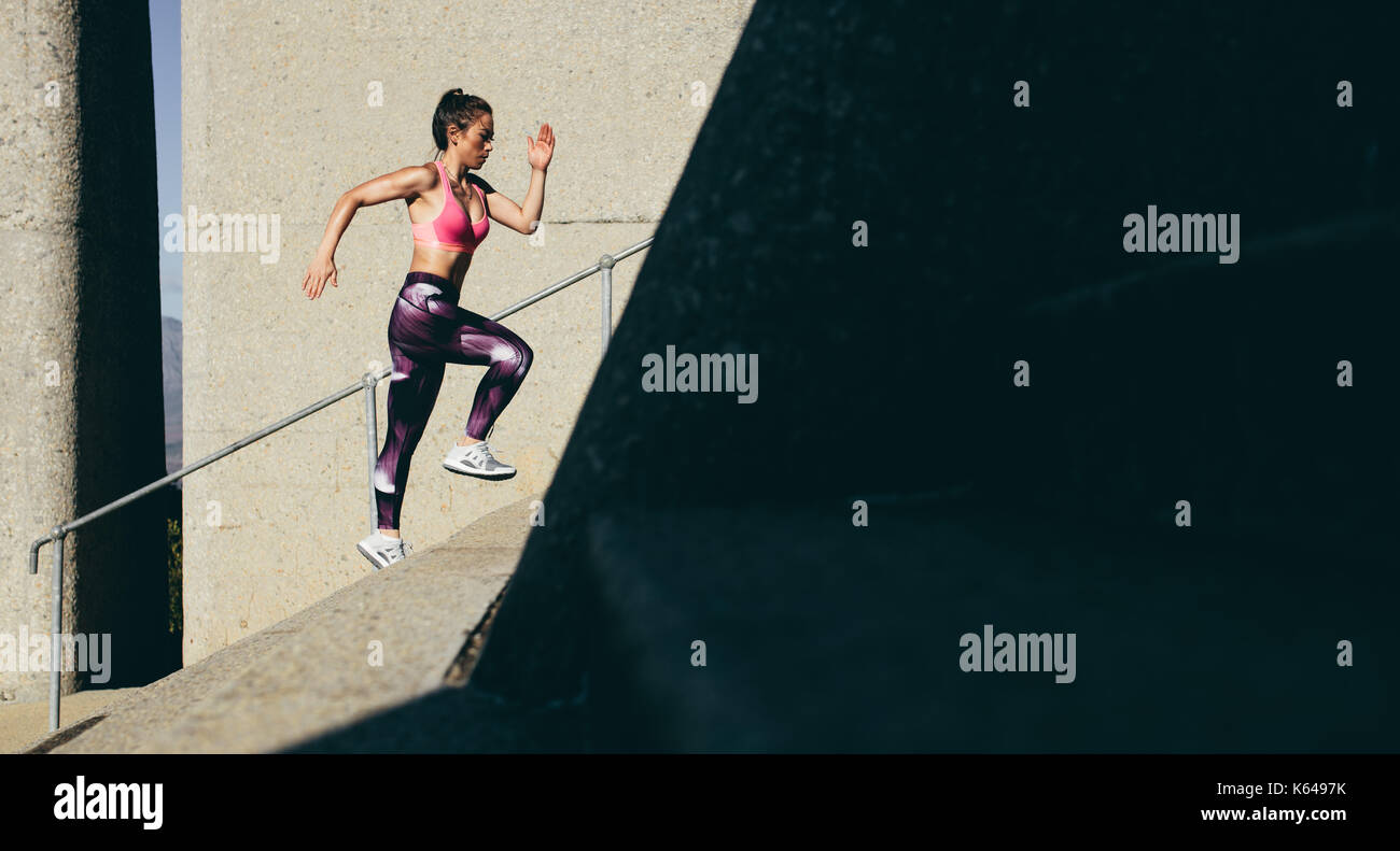 Climbing up the steps hi-res stock photography and images - Alamy