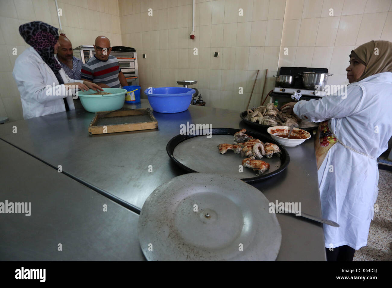 Nuseirat, Gaza Strip, Palestinian Territory. 11th Sep, 2017. Italian ...