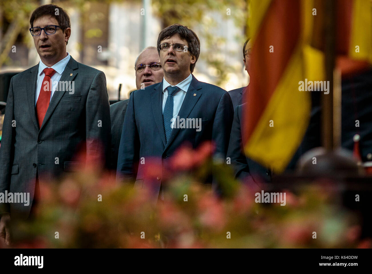 Barcelona, Spain. 11th Sep, 2017. President of the Catalan government ...