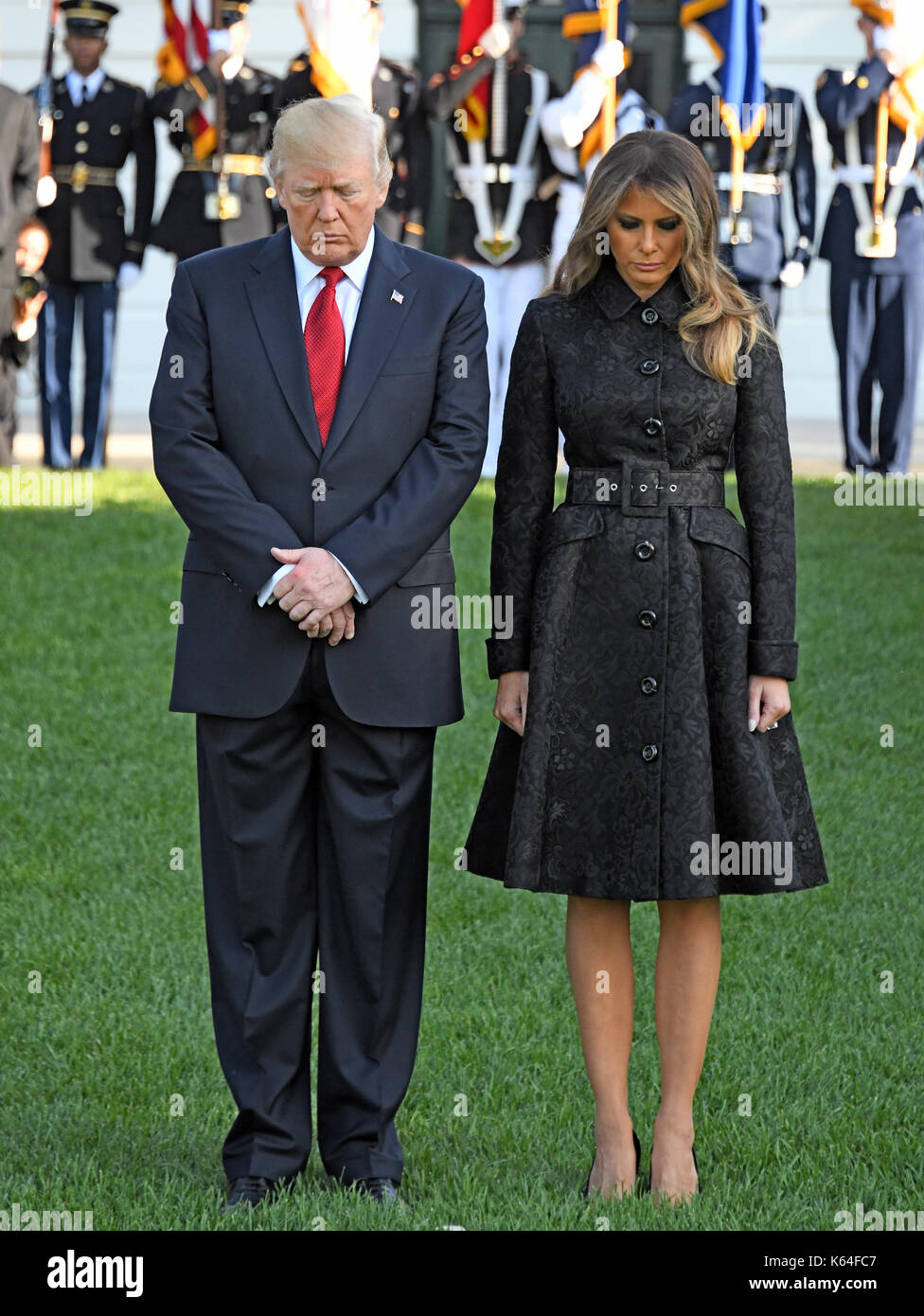 United States President Donald J. Trump and first lady Melania Trump ...