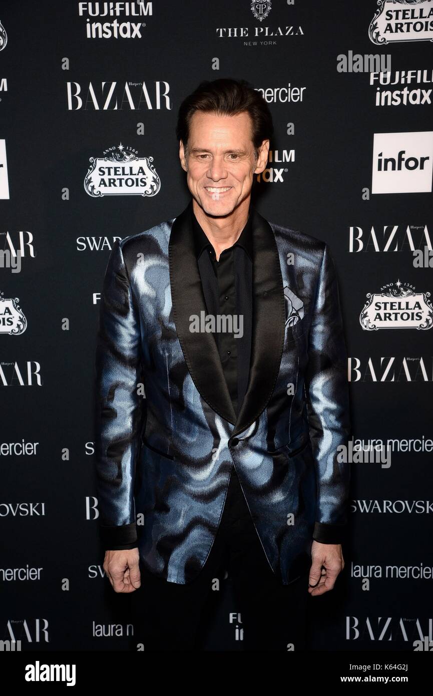 New York, NY, USA. 8th Sep, 2017. Jim Carrey at arrivals for Harper's ...