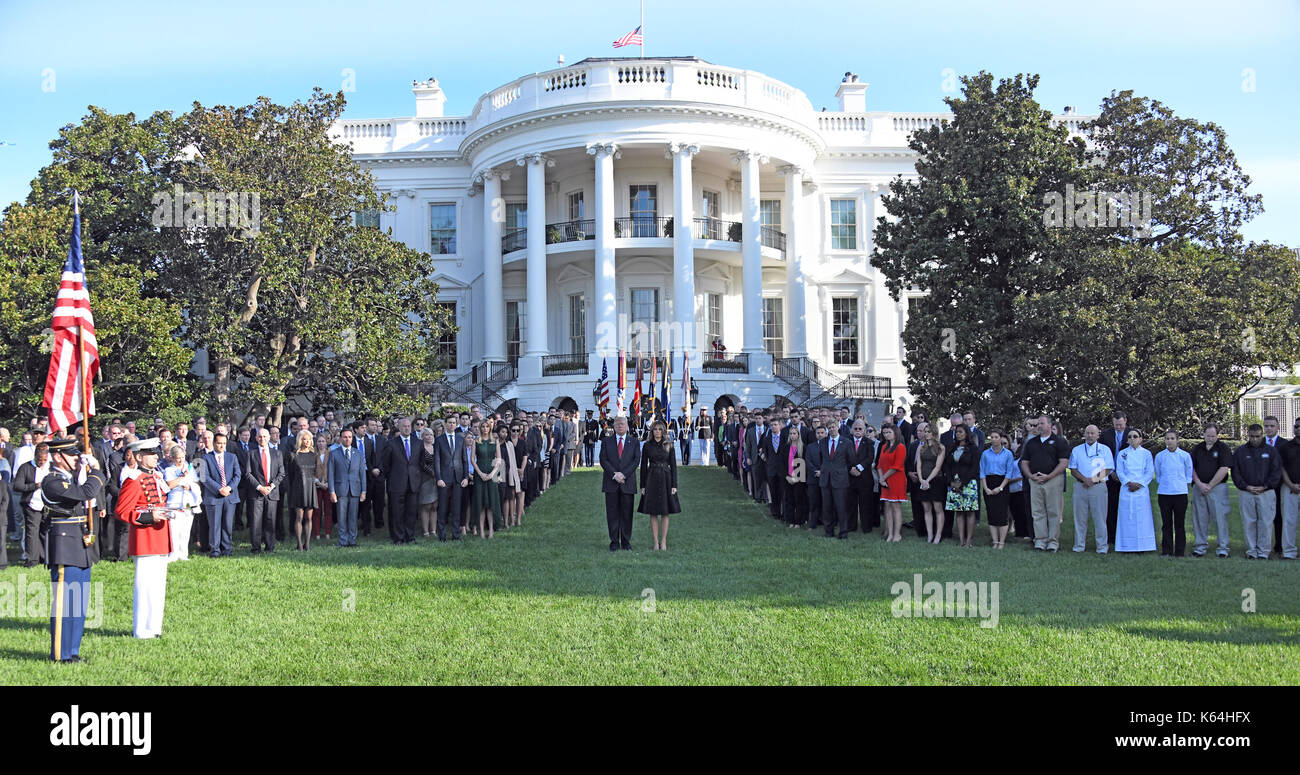 United States President Donald J. Trump and first lady Melania Trump ...