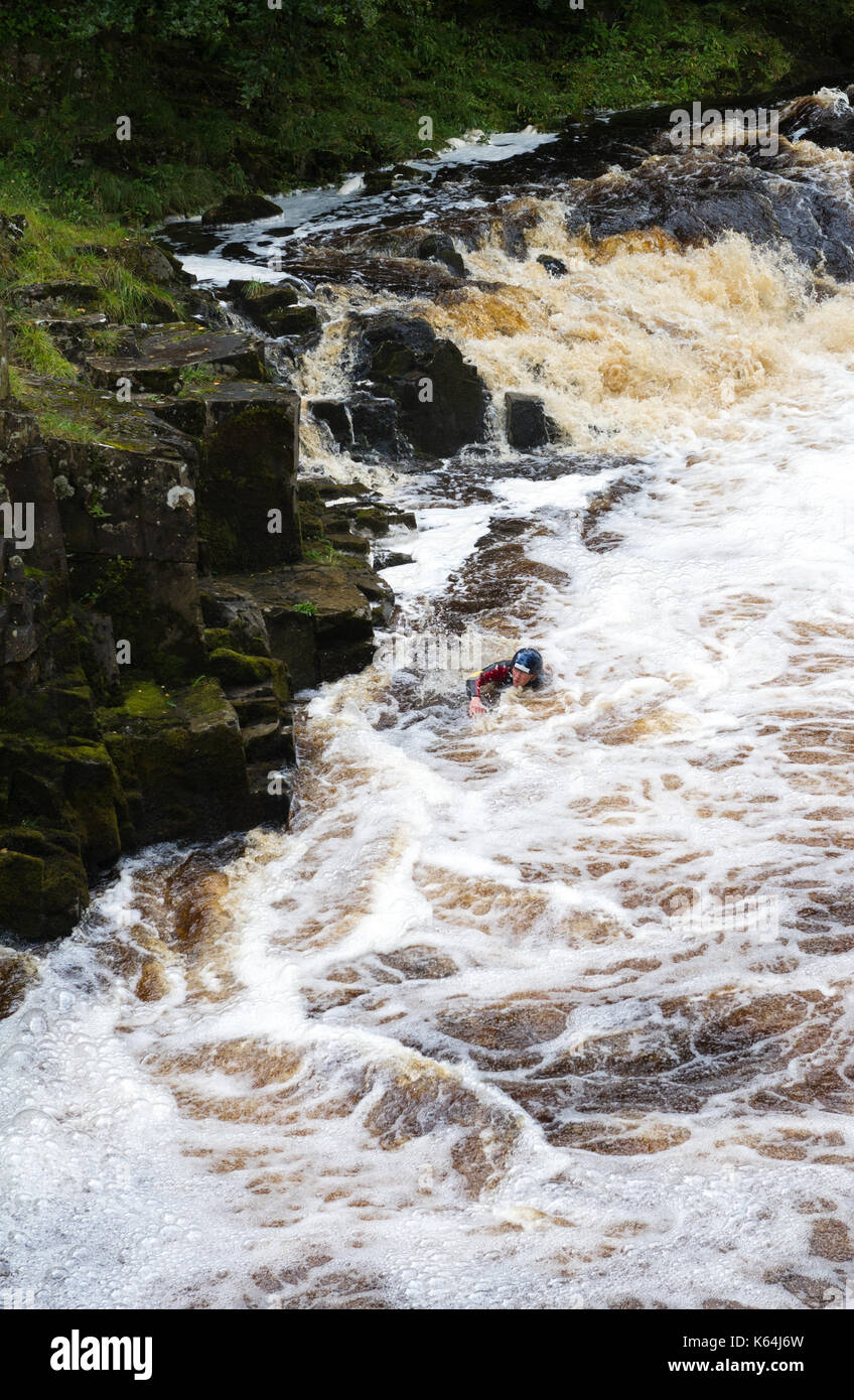 River Tees, Bowlees, County Durham, UK. 11th Sep, 2017. UK Weather ...