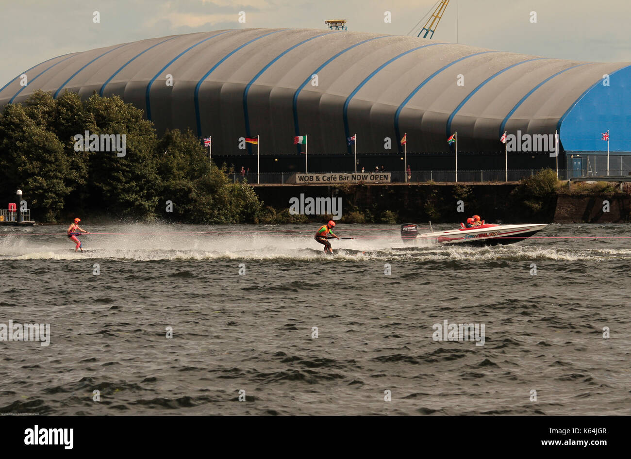 Cardiff, UK. 9th Sep, 2017. NTM 12 British National Water ski racing ...