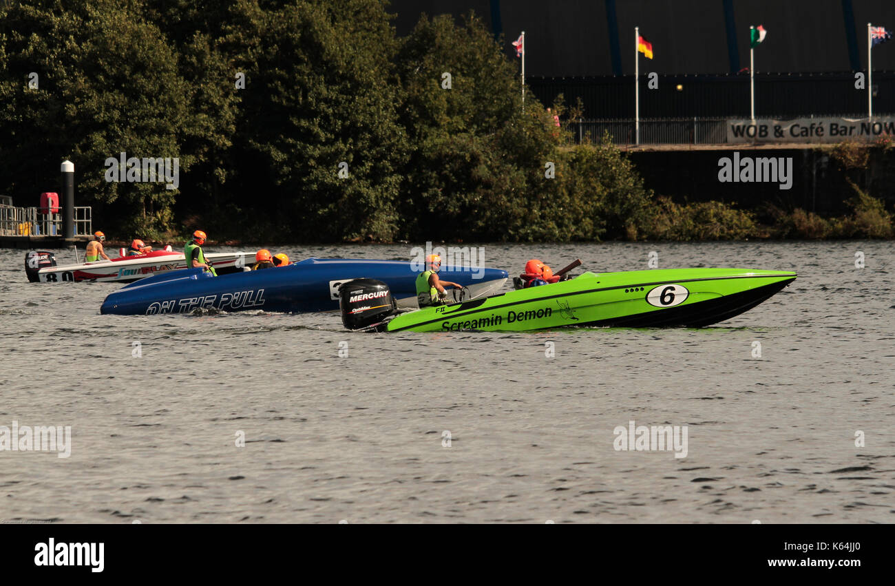 Cardiff, UK. 9th Sep, 2017. NTM 12 British National Water ski racing ...