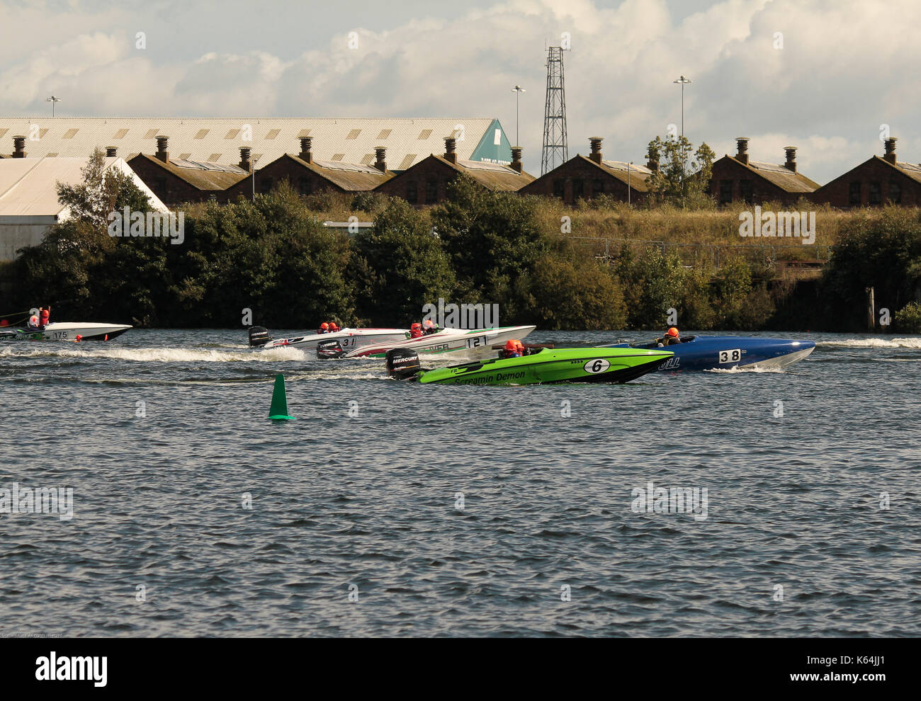 Cardiff, UK. 9th Sep, 2017. NTM 12 British National Water ski racing ...