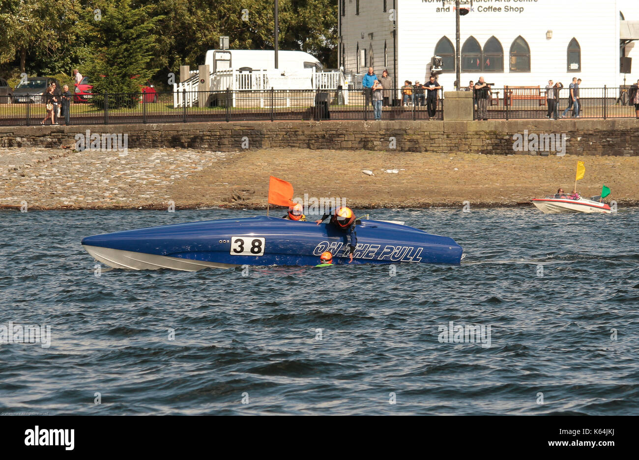 Cardiff, UK. 9th Sep, 2017. NTM 12 British National Water ski racing ...