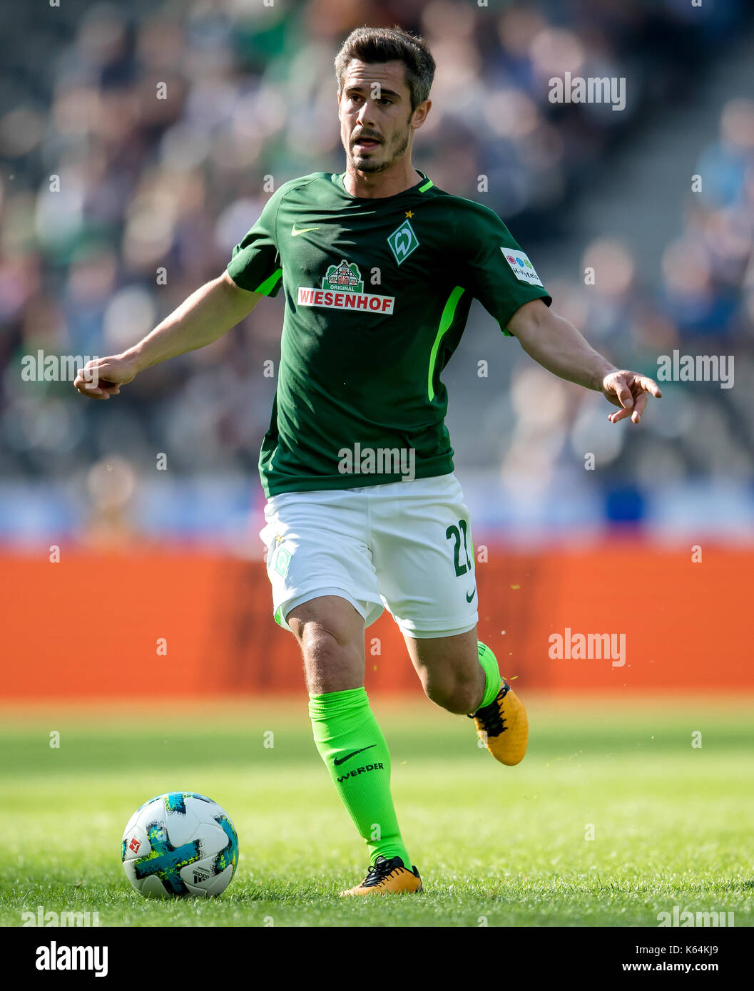 Bremen's Fin Bartels in action during the German Bundesliga soccer ...