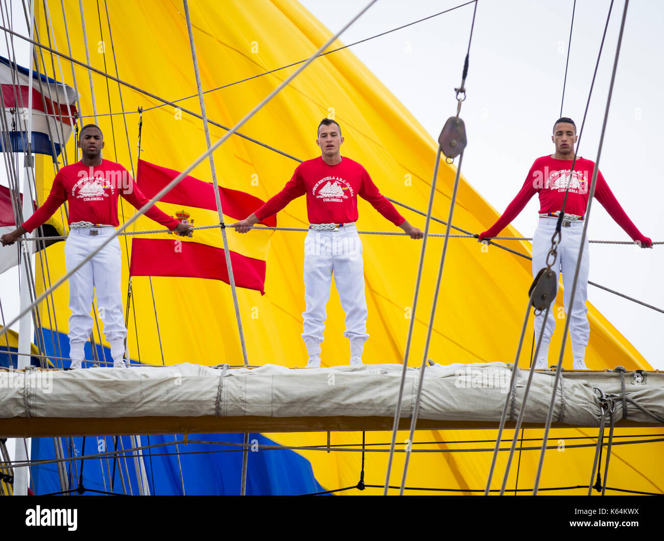 Las Palmas, Gran Canaria, Canary Islands, Spain. 11th Sep, 2017. Crew ...