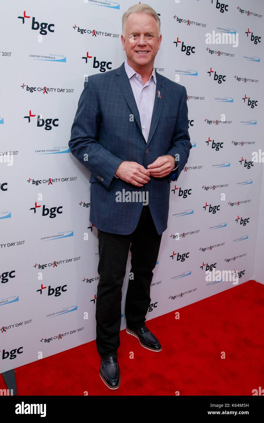 New York, NY, USA. 11th Sep, 2017. Boomer Esiason in attendance for BGC ...