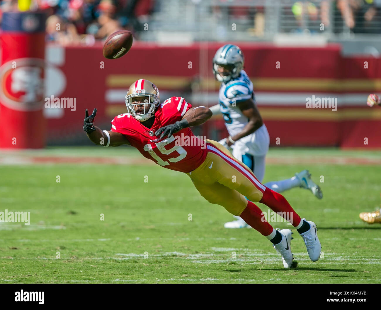 Santa Clara, CA. 10th Sep, 2017. San Francisco 49ers wide receiver ...