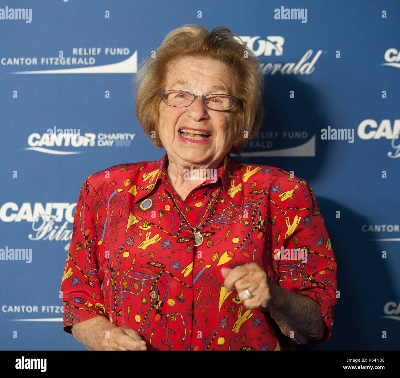 Dr. Ruth Westheimer in attendance for Cantor Fitzgerald Annual Charity ...