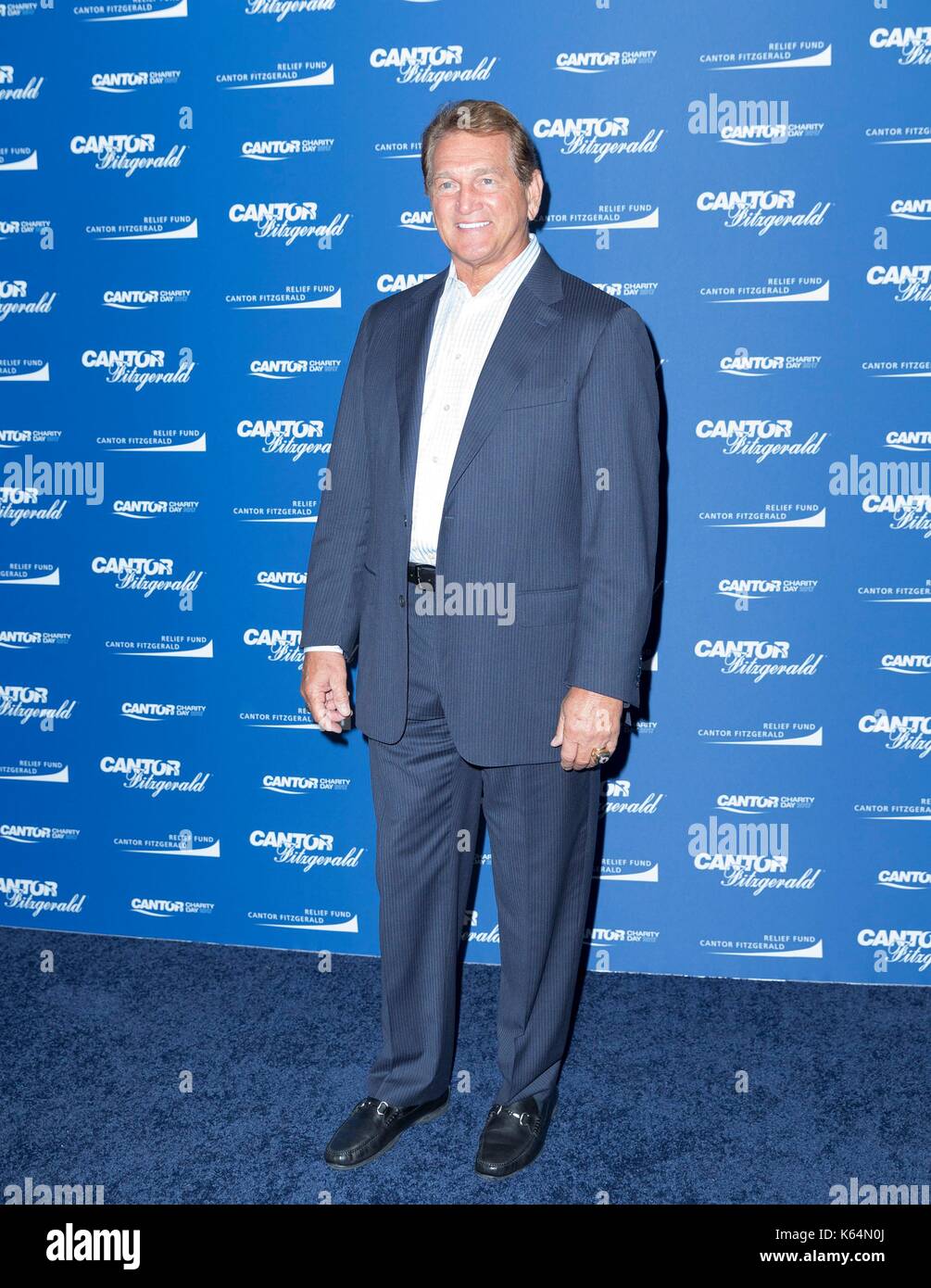 Joe Theismann in attendance for Cantor Fitzgerald Annual Charity Day ...