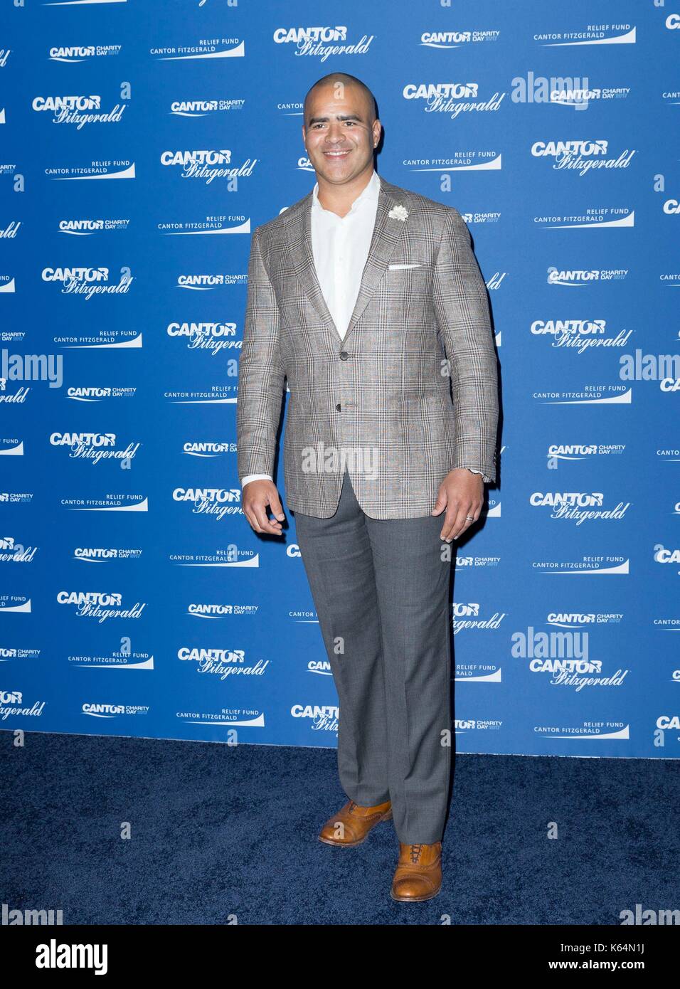 Christopher Jackson in attendance for Cantor Fitzgerald Annual Charity ...