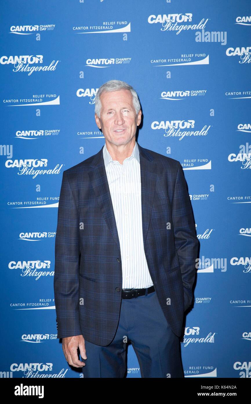 New York, NY, USA. 11th Sep, 2017. Mike Breen in attendance for Cantor ...