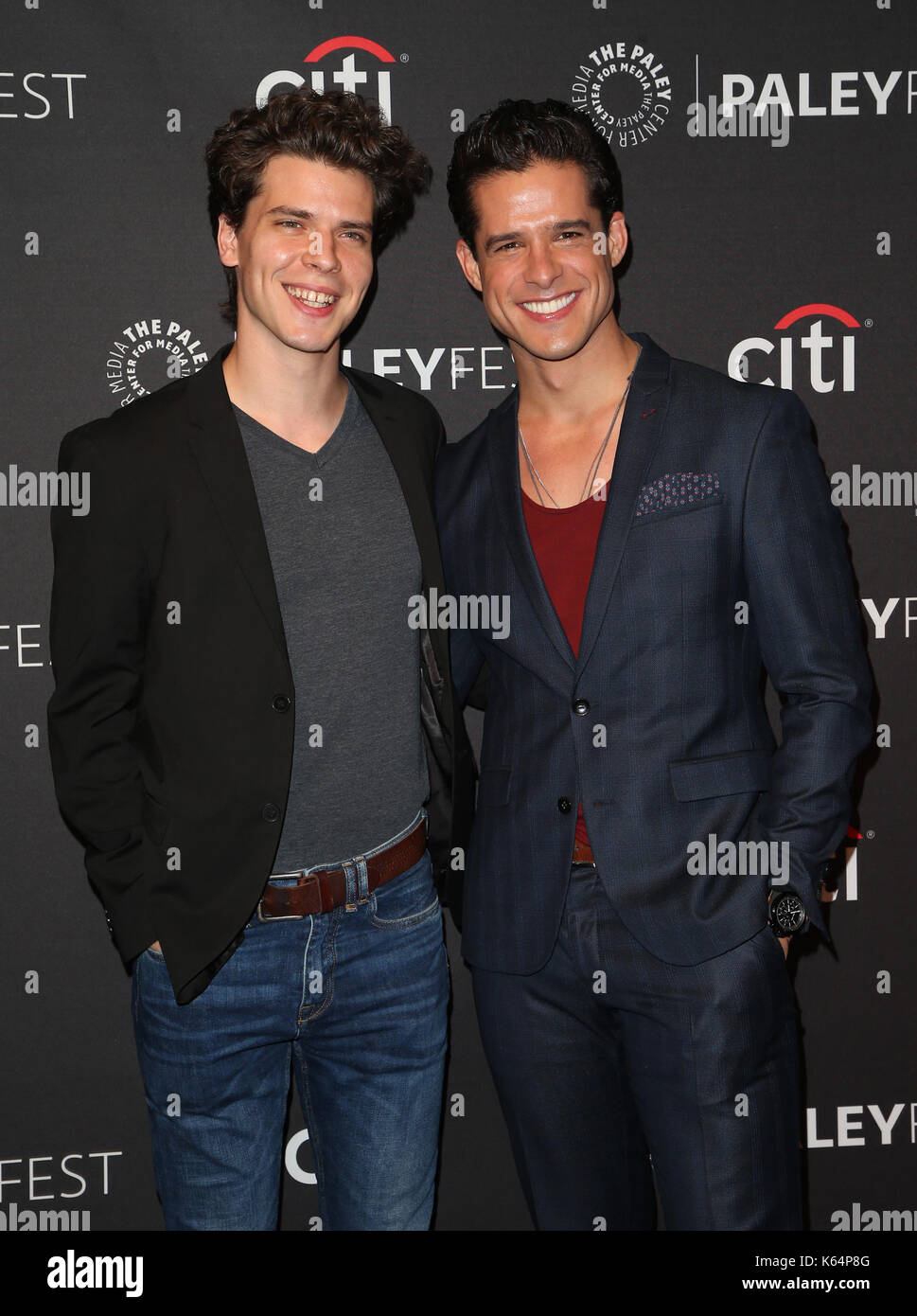 Beverly Hills, Ca. 11th Sep, 2017. Gus Halper and Miles Gaston ...