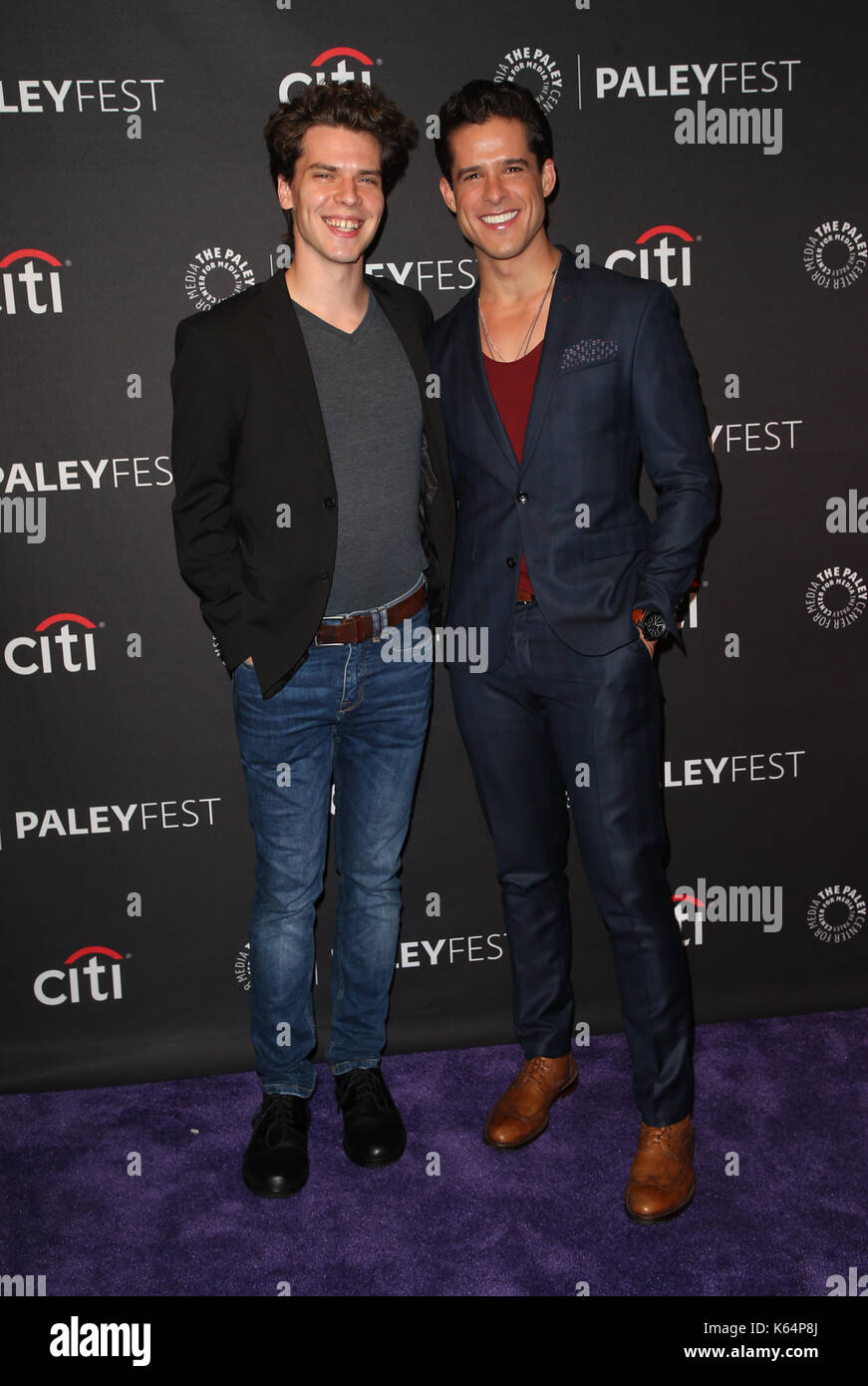 Beverly Hills, Ca. 11th Sep, 2017. Gus Halper and Miles Gaston ...