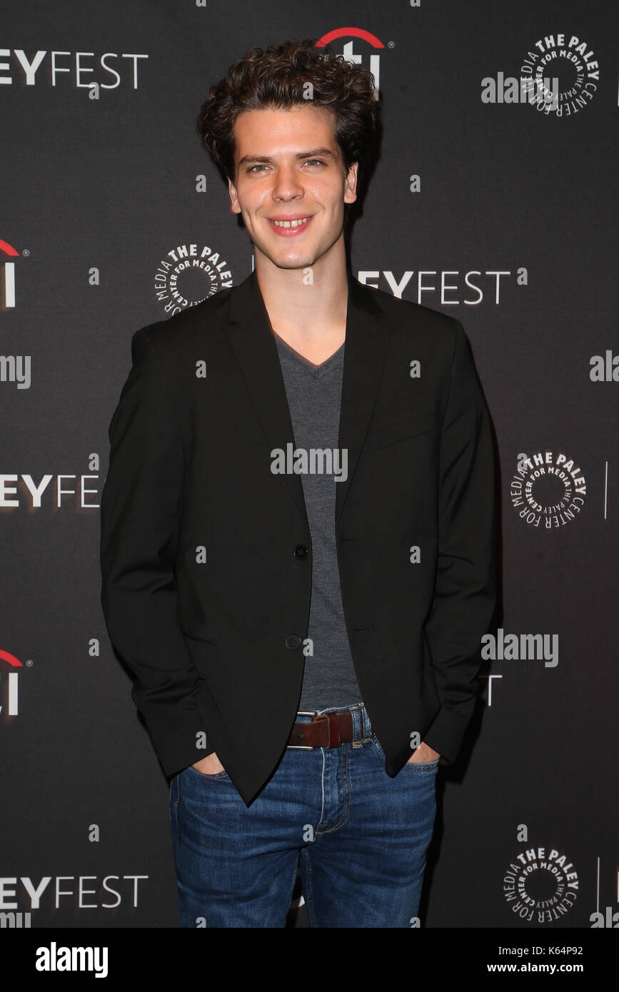 Beverly Hills, Ca. 11th Sep, 2017. Gus Halper at the 2017 PaleyFest ...