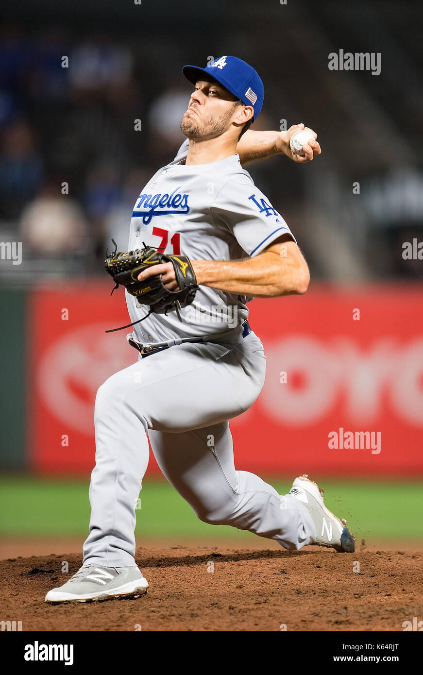 San Francisco, California, USA. 11th Sep, 2017. Los Angeles Dodgers ...