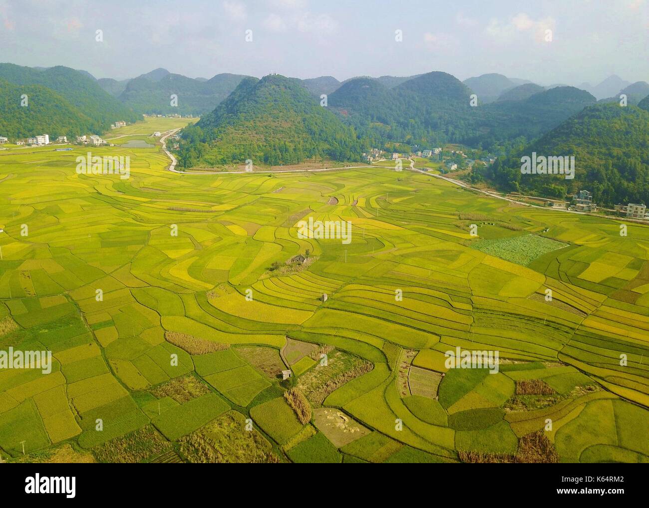Guizhou, Guizhou, China. 12th Sep, 2017. Anlong, CHINA-12th September ...