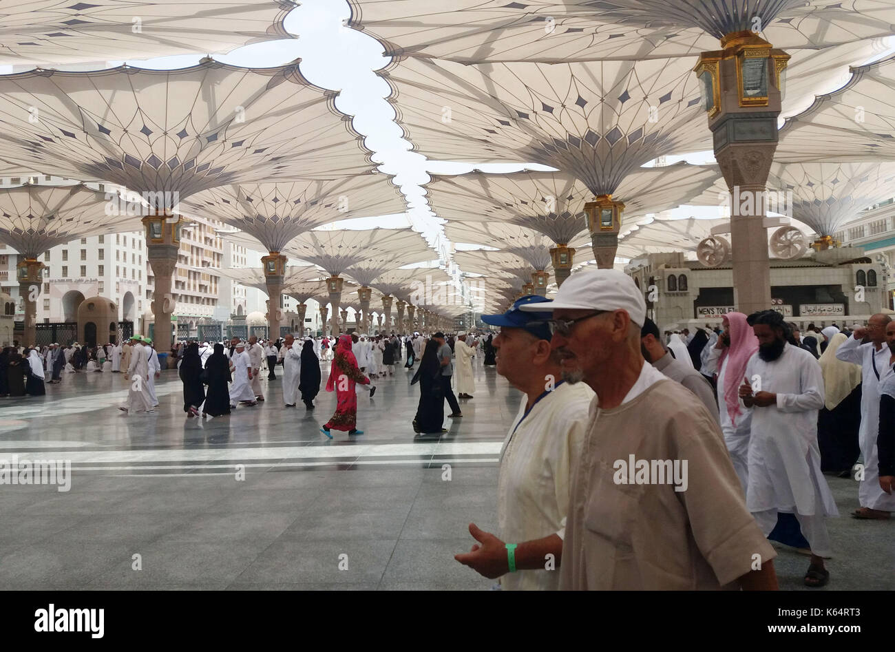 September 9, 2017 - Medina, Medina, Saudi Arabia - Muslims pilgrims ...
