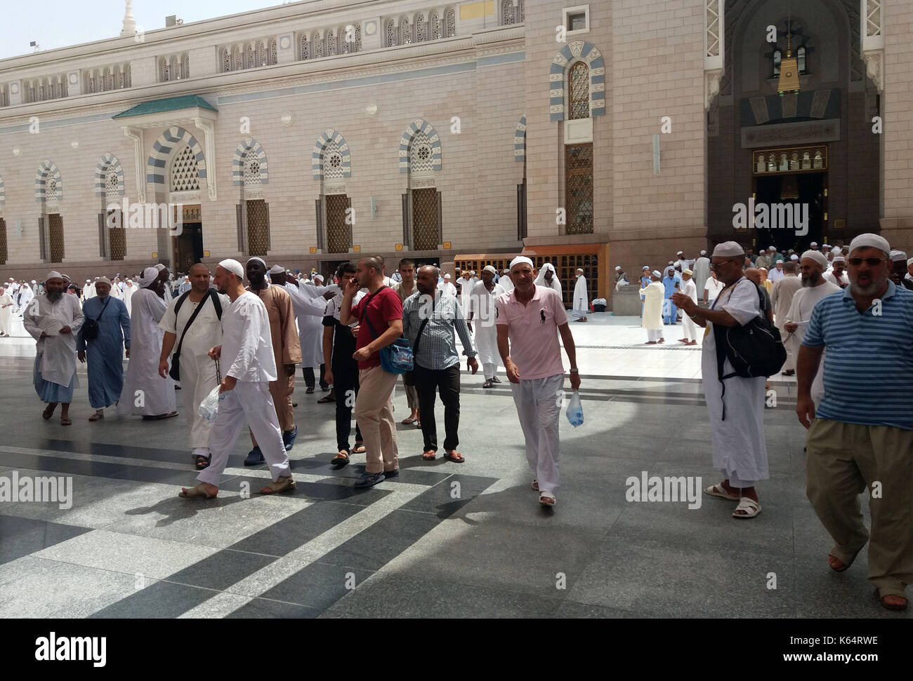 September 9, 2017 - Medina, Medina, Saudi Arabia - Muslims pilgrims ...