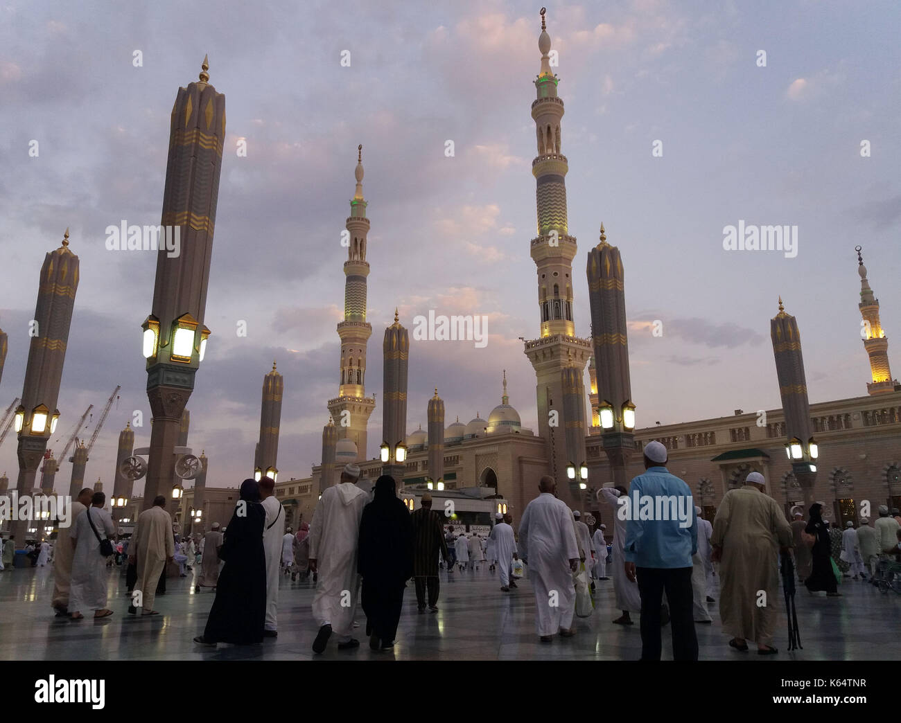Medina, Medina, Saudi Arabia. 10th Sep, 2017. Muslims pilgrims visit ...
