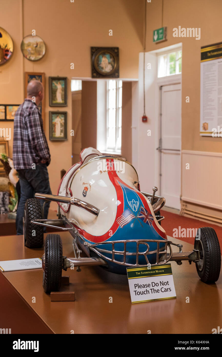 Toy racing car with 2 stroke engine built for Prince Charles in the ...