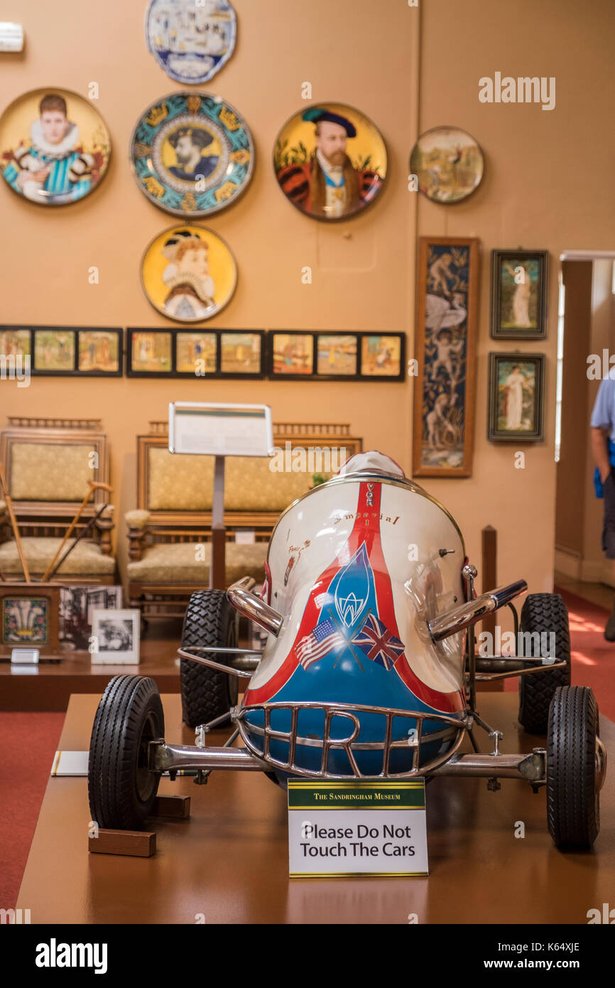 Toy racing car with 2 stroke engine built for Prince Charles in the ...