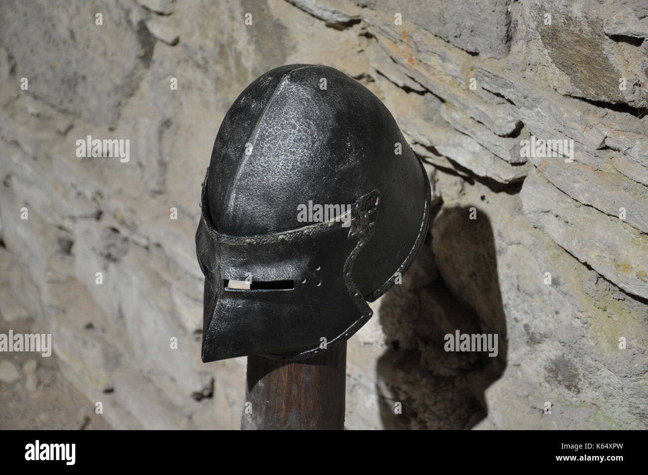 Protective helmet of knight,helmet,armor Stock Photo - Alamy