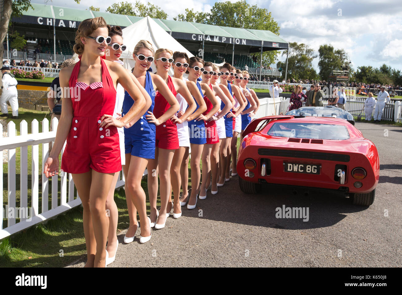 Pit lane girls hi-res stock photography and images - Alamy