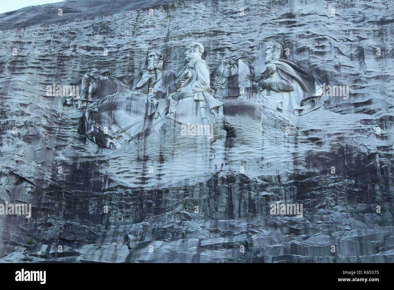 Stone mountain carvings hi-res stock photography and images - Alamy