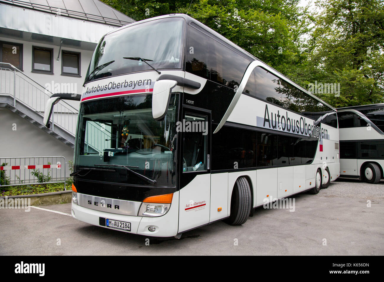 A tourist coach in Passau, Bavaria, Germany Stock Photo - Alamy