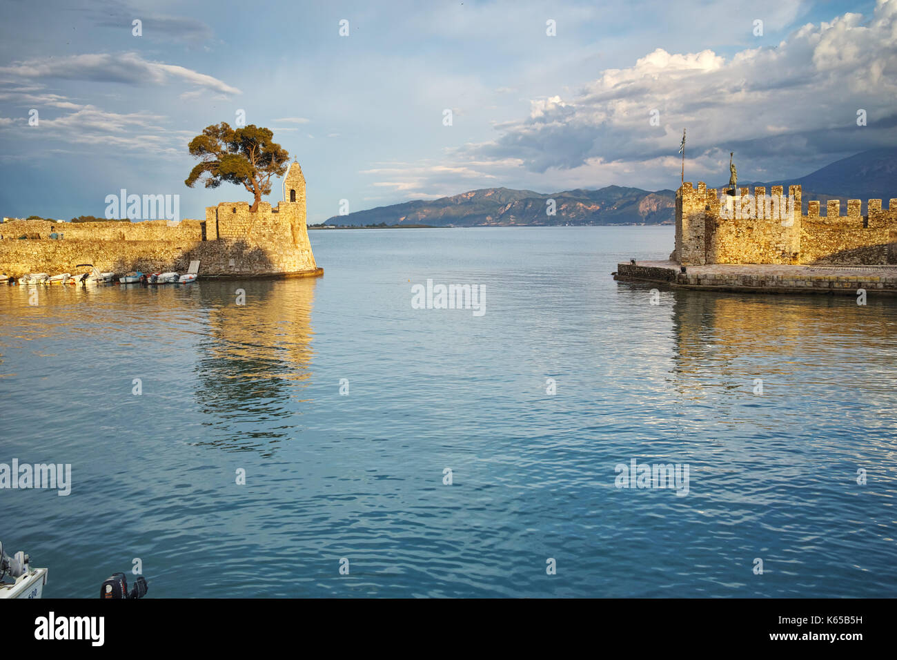 Greece nafpaktos port lepanto hi-res stock photography and images - Alamy