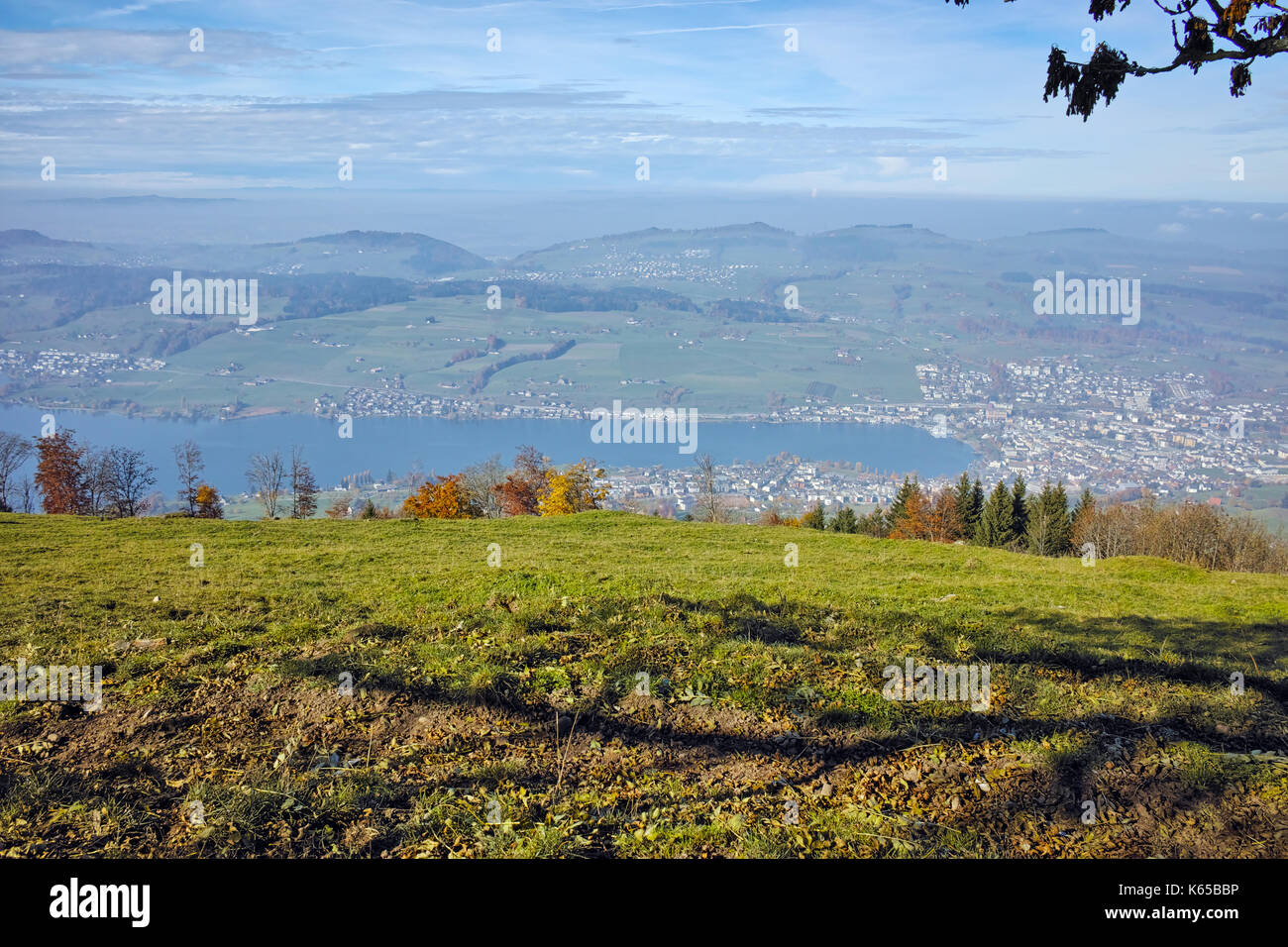 Amazing panorama of Lake Lucerne, Alps, Switzerland Stock Photo - Alamy