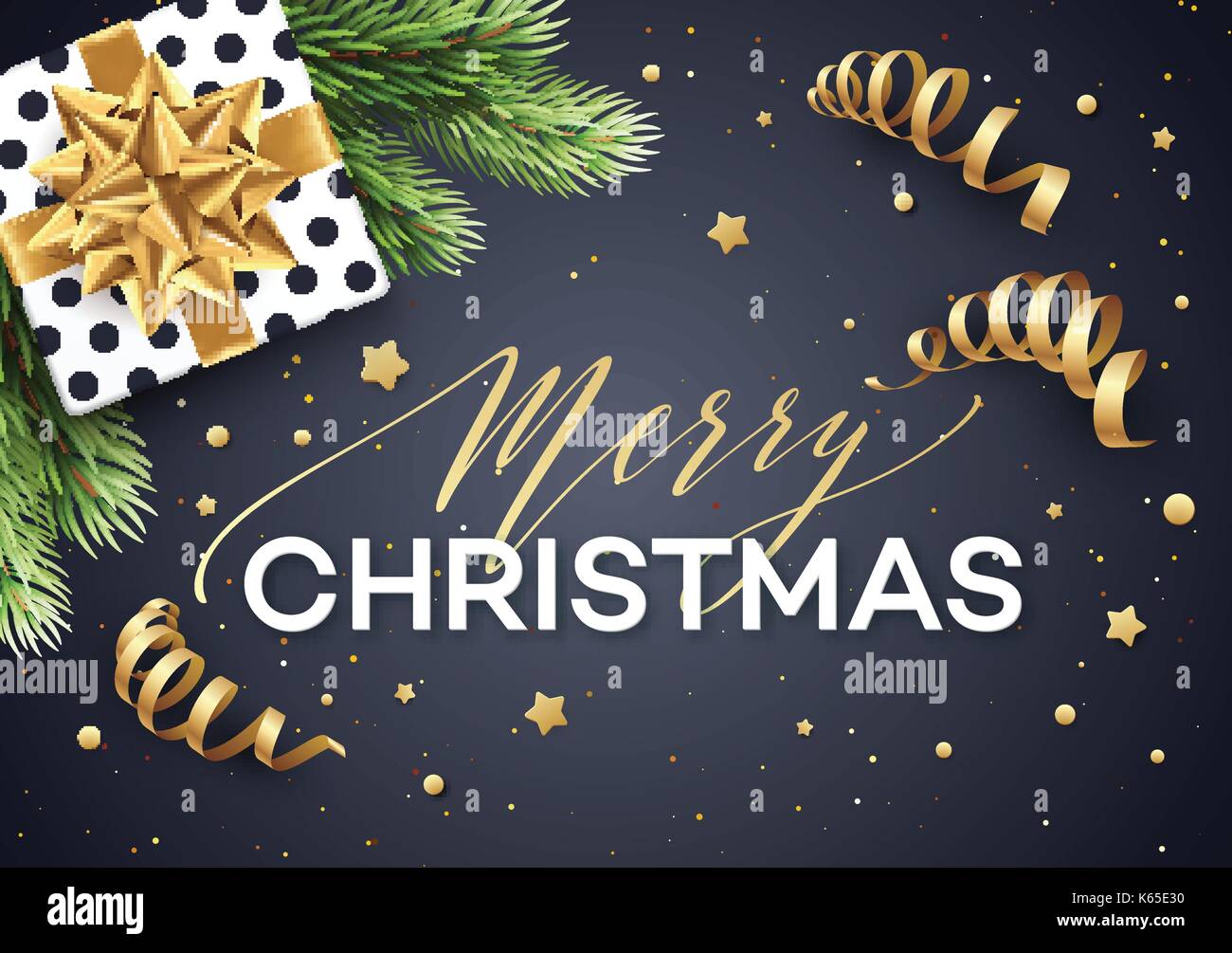 New year gift background Stock Vector Images - Alamy