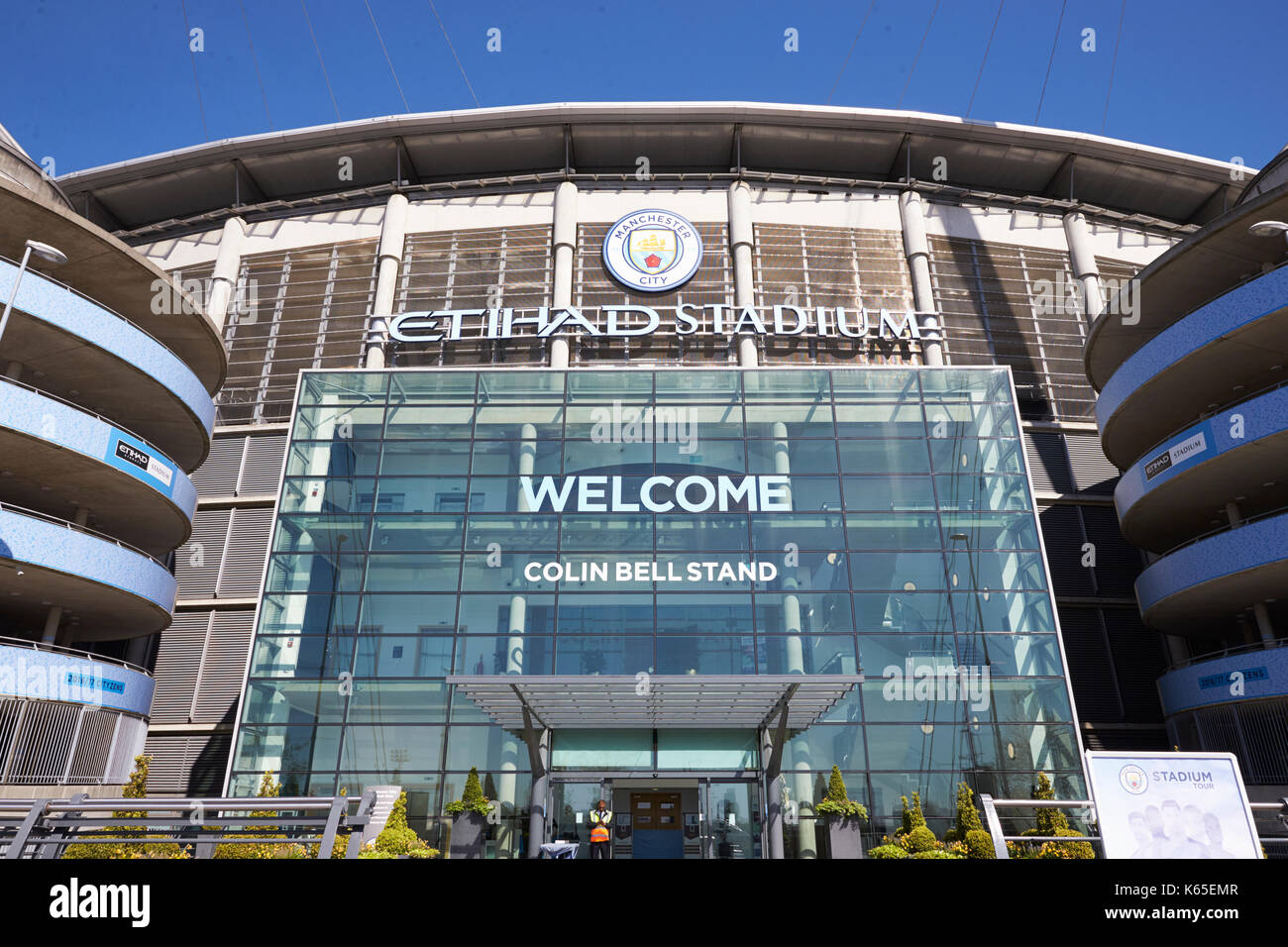 Manchester, UK - 4 May 2017: Exterior Of Manchester City Football ...
