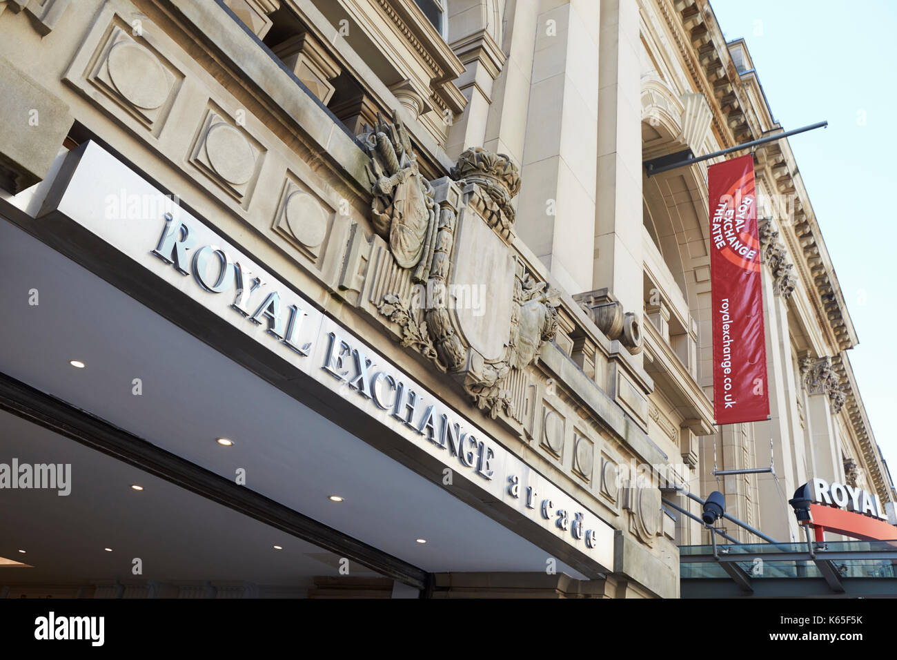 Royal exchange building in manchester hi-res stock photography and ...