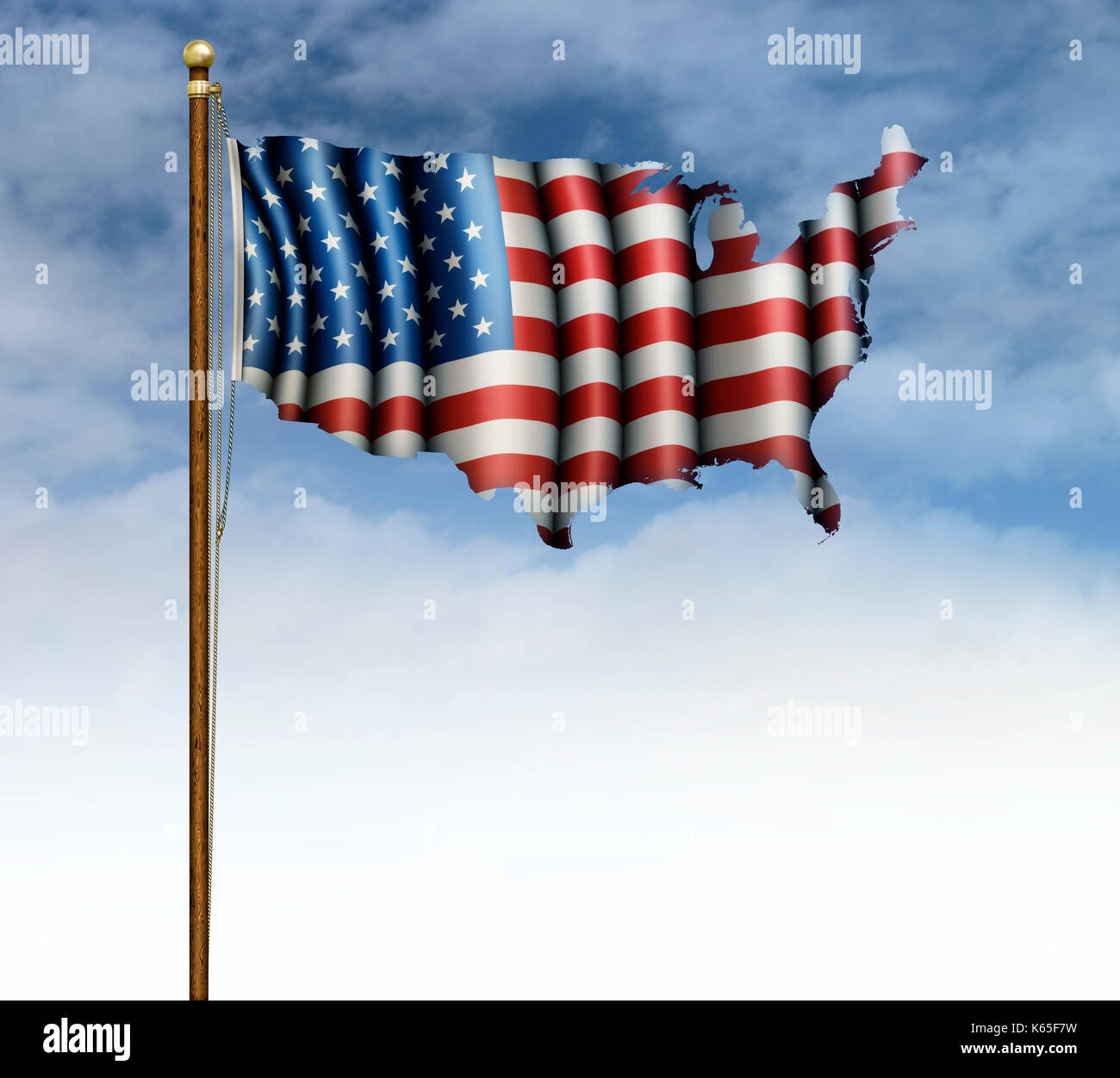 Our flag unfurled High Resolution Stock Photography and Images - Alamy