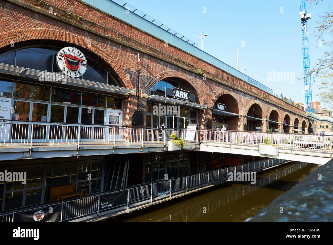 Manchester, UK - 10 May 2017: Exterior Of The Comedy Café Club In ...