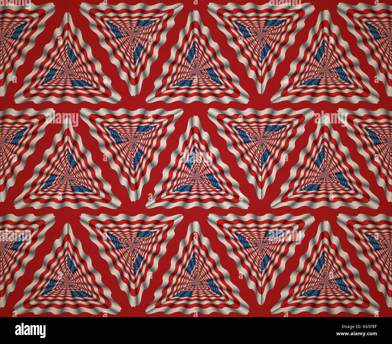 Background triangular tileable pattern using the flag of the United ...