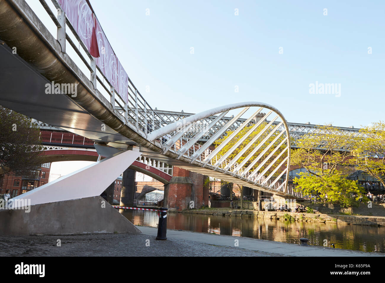 Merchants bridge manchester castlefield hi-res stock photography and ...