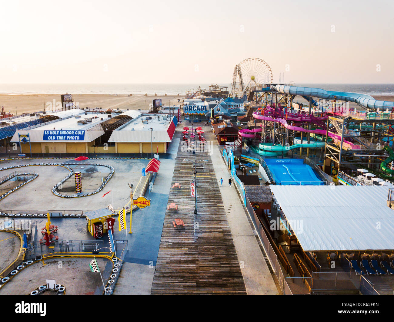 Sunrise on the new jersey shore at ocean beach hi-res stock photography and images - Alamy
