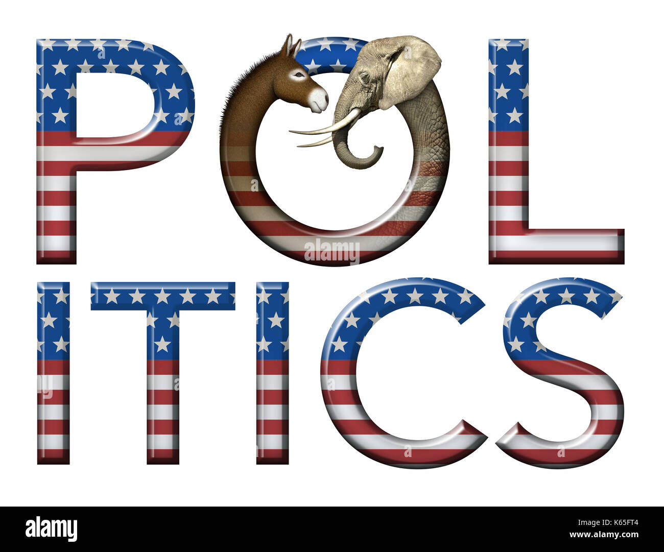 Republican democrat head Cut Out Stock Images & Pictures - Alamy