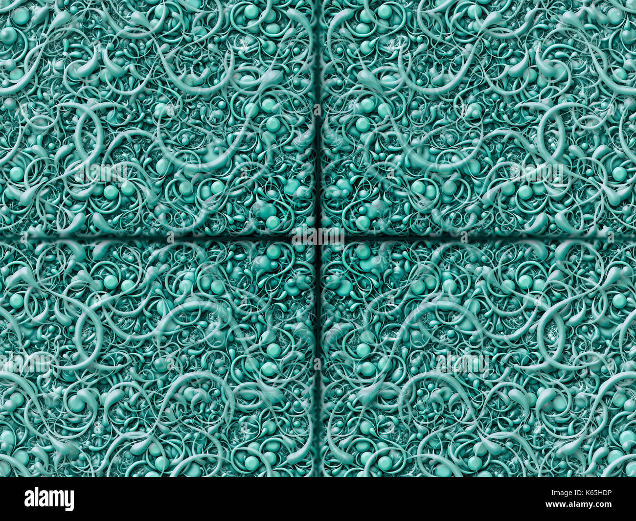 Digitally created pattern of intricate scrolling shapes Stock Photo - Alamy