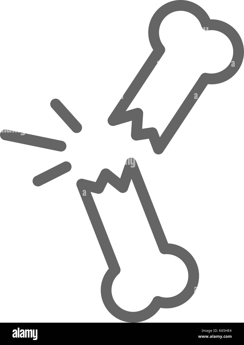 Damaged leg Stock Vector Images - Alamy