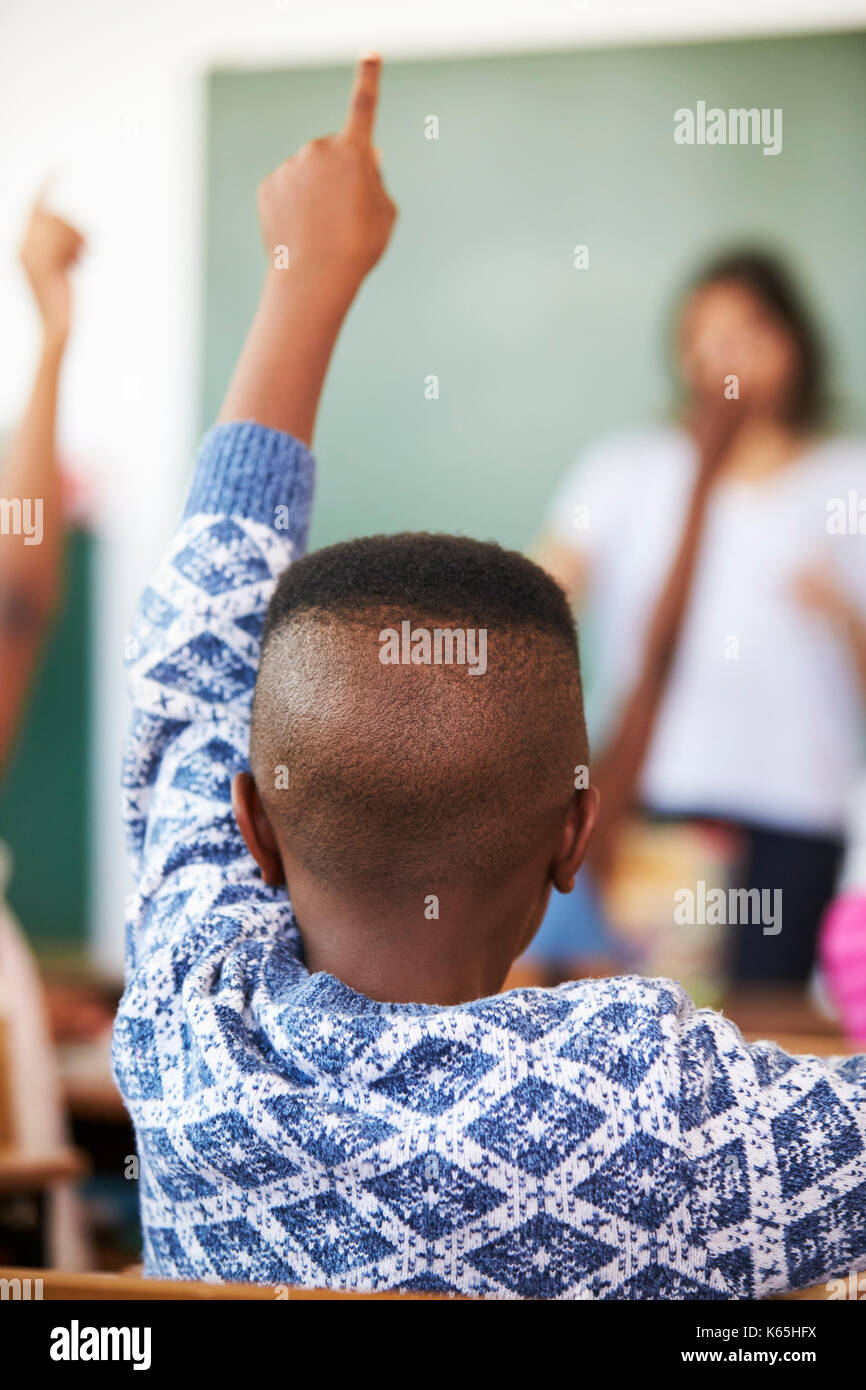 Primary School Classroom Back View Stock Photos & Primary School ...