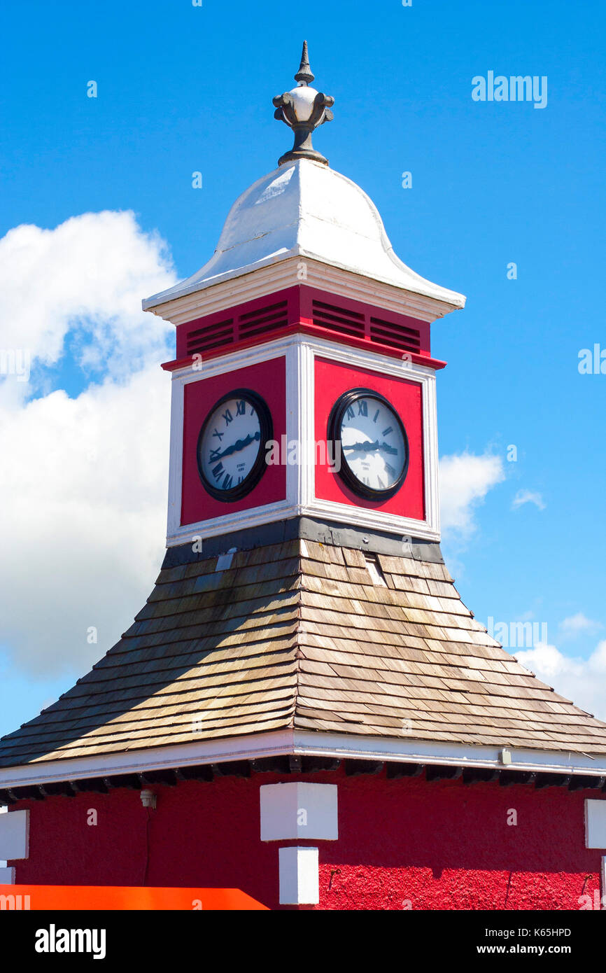 Wooden clocktower hi-res stock photography and images - Alamy