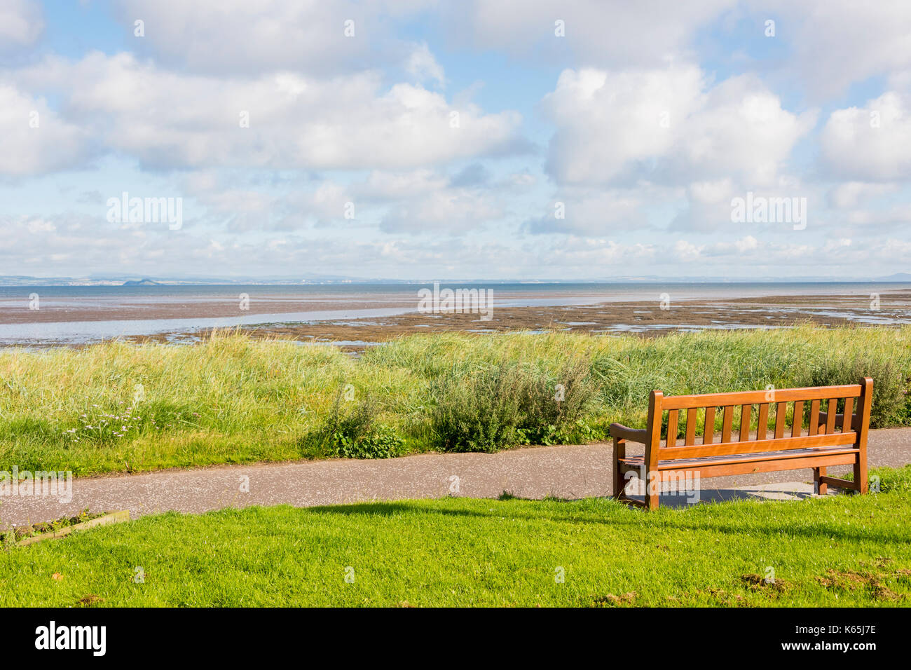Bench view scotland hi-res stock photography and images - Alamy