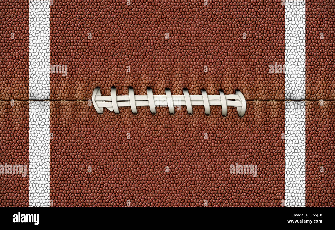 Digital Illustration of a footballÕs texture, laces, and stripes to use ...